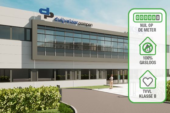 Grote verduurzaming kantoorgebouw - Duijvelaar Pompen